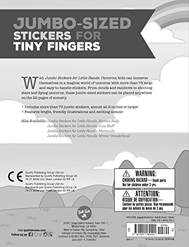 Jumbo Stickers for Little Hands: Unicorns: Includes 75 Stickers (Volume 3) (Jumbo Stickers for Little Hands, 3)