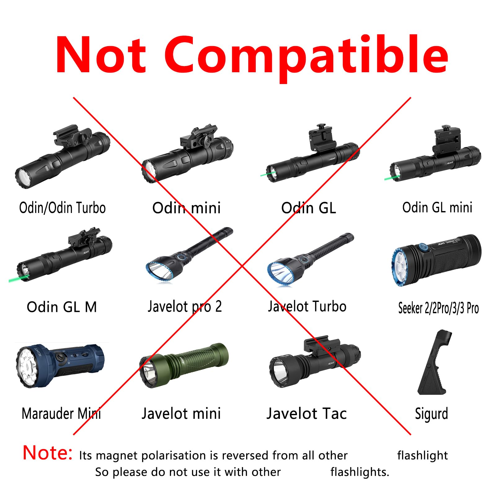 Clolasa MCC S Magnetic Charger Only Compatible with 0light Baldr S, Baldr S BL, Baldr Mini, Baldr RL Mini, PL Mini and PL-Mini 2, Replacement Charging Cable for Flash Light, 3.3 FT/1M
