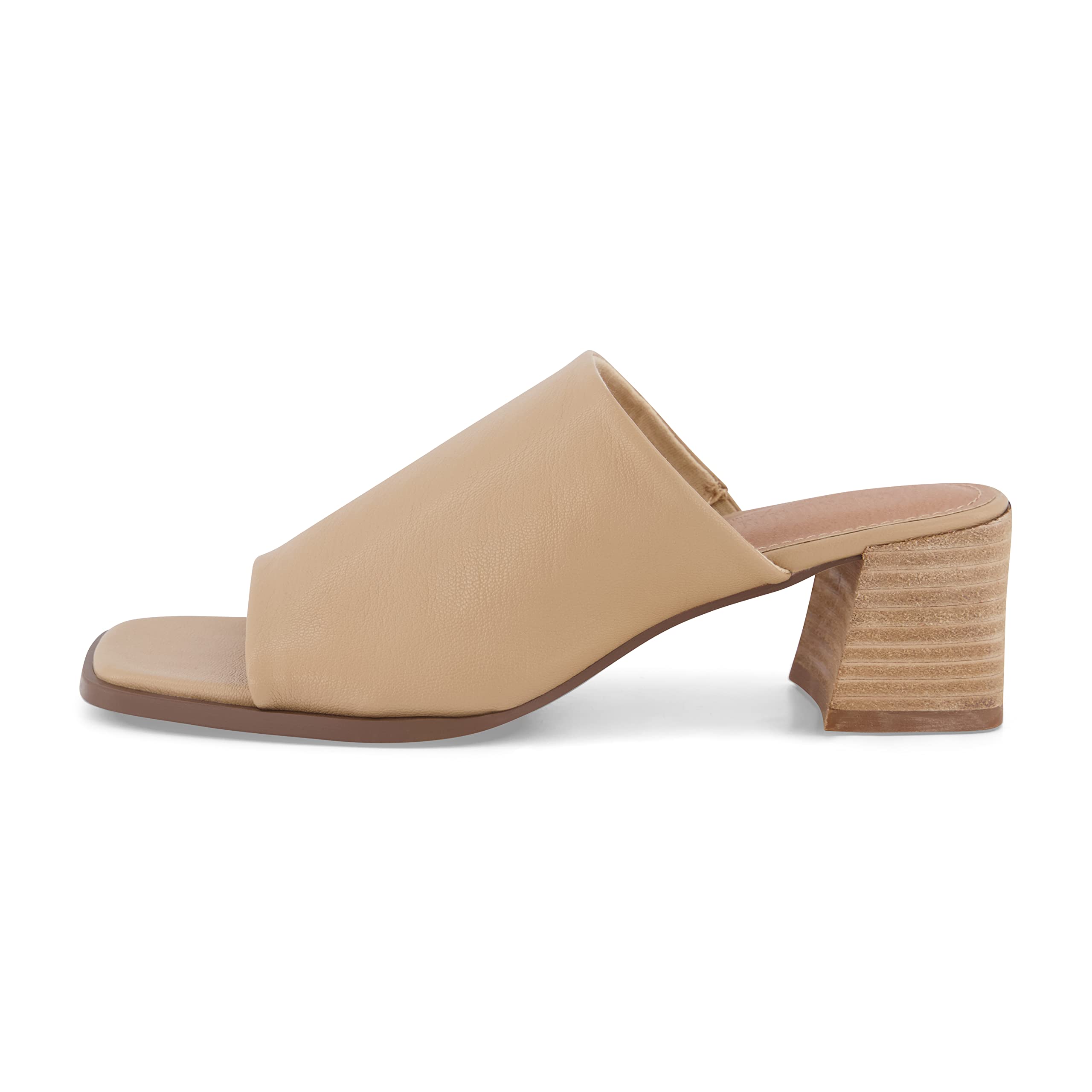 CUSHIONAIRE Women's Olympia one band dress sandal +Memory Foam, Wide Widths Available, Nude 7