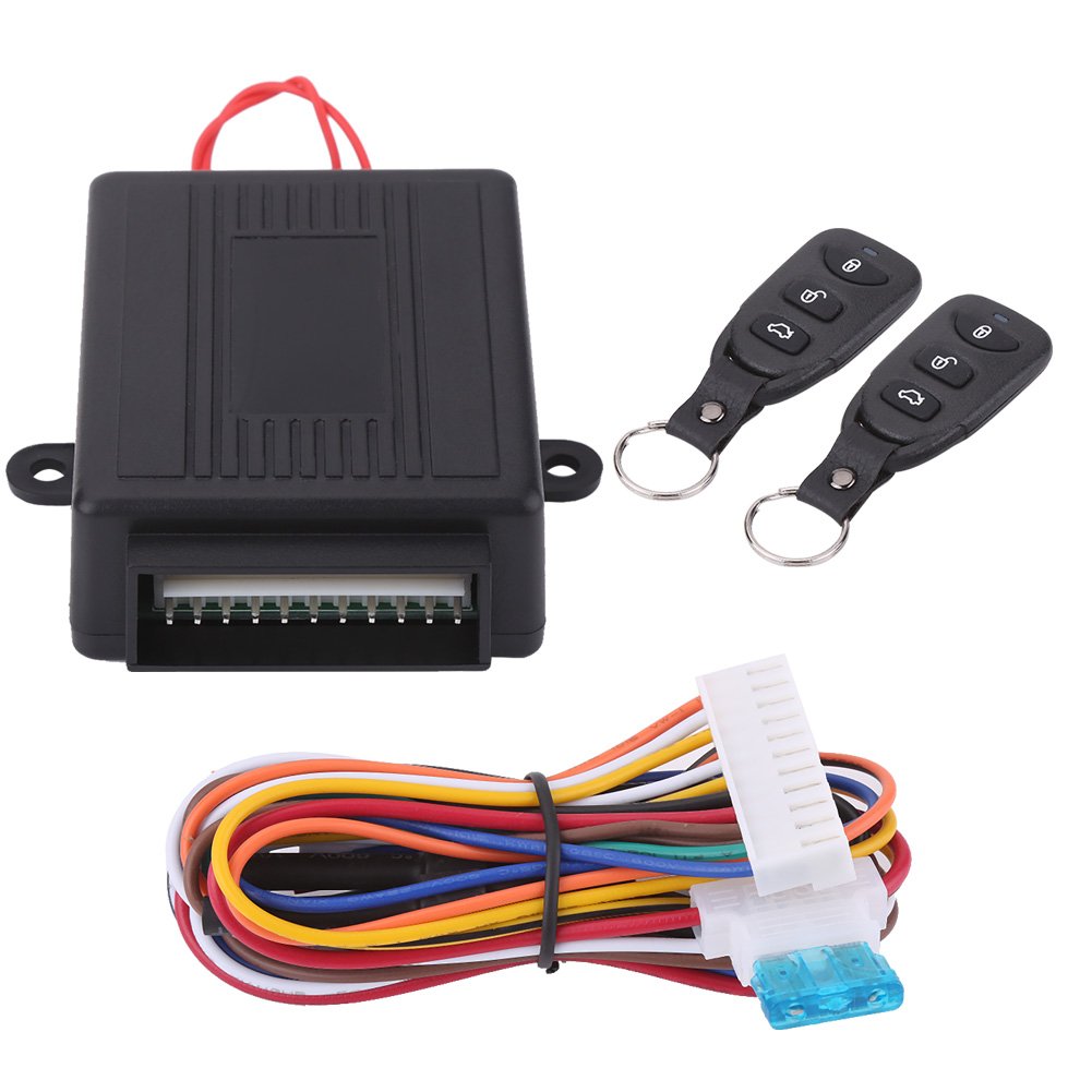 Car Remote Central Locking Kit Keyless Entry System Universal Remote Central Door Lock Kit Locking with Trunk Release