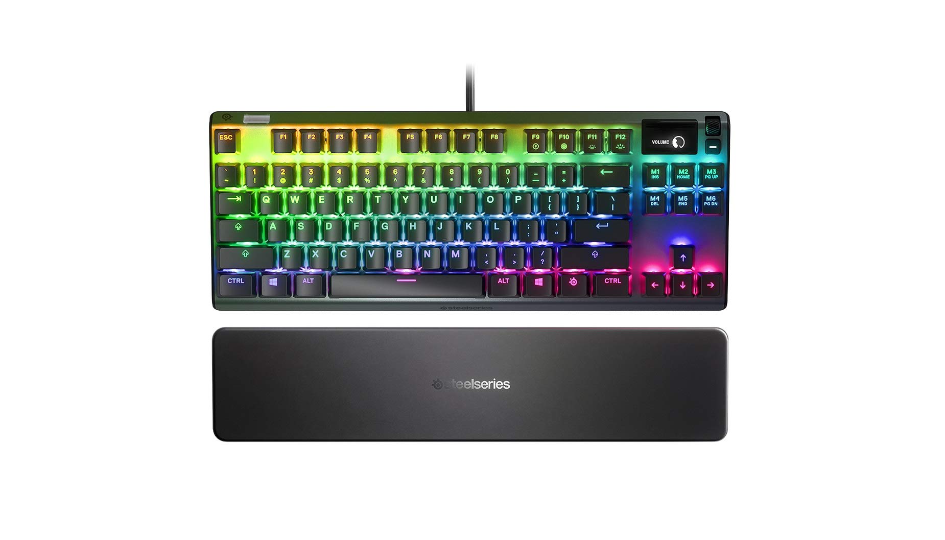 SteelSeries Apex Pro TKL Mechanical Switches Gaming Keyboard with OLED Smart Display (Renewed)