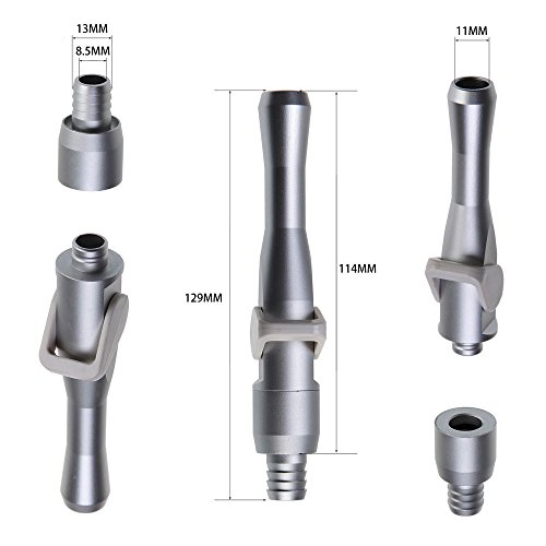 D-ental Comprehensive Chair Accessories Aluminum Saliva Ejector Universal HVE Suction Valve Weak and Strong Adaptor