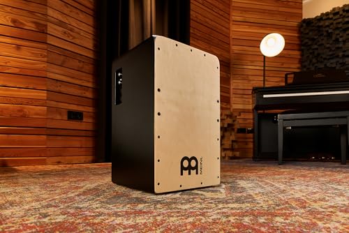 Meinl Pickup Cajon Box Drum with Internal Snares - MADE IN EUROPE - Baltic Birch Wood, Snarecraft Series, 2-YEAR WARRANTY (PSC100B)