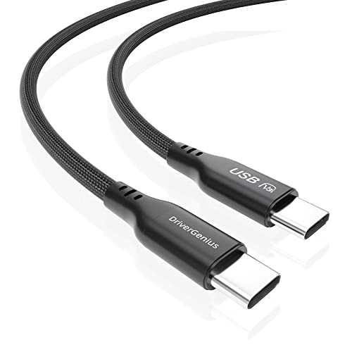 DriverGenius USB4 40Gbps USB C to C Cable 6ft - 8K 60Hz Display (DP-Alt Mode), 240W Power Delivery - Compatible with Windows 11, macOS 14 Sonoma (UC240-40G)