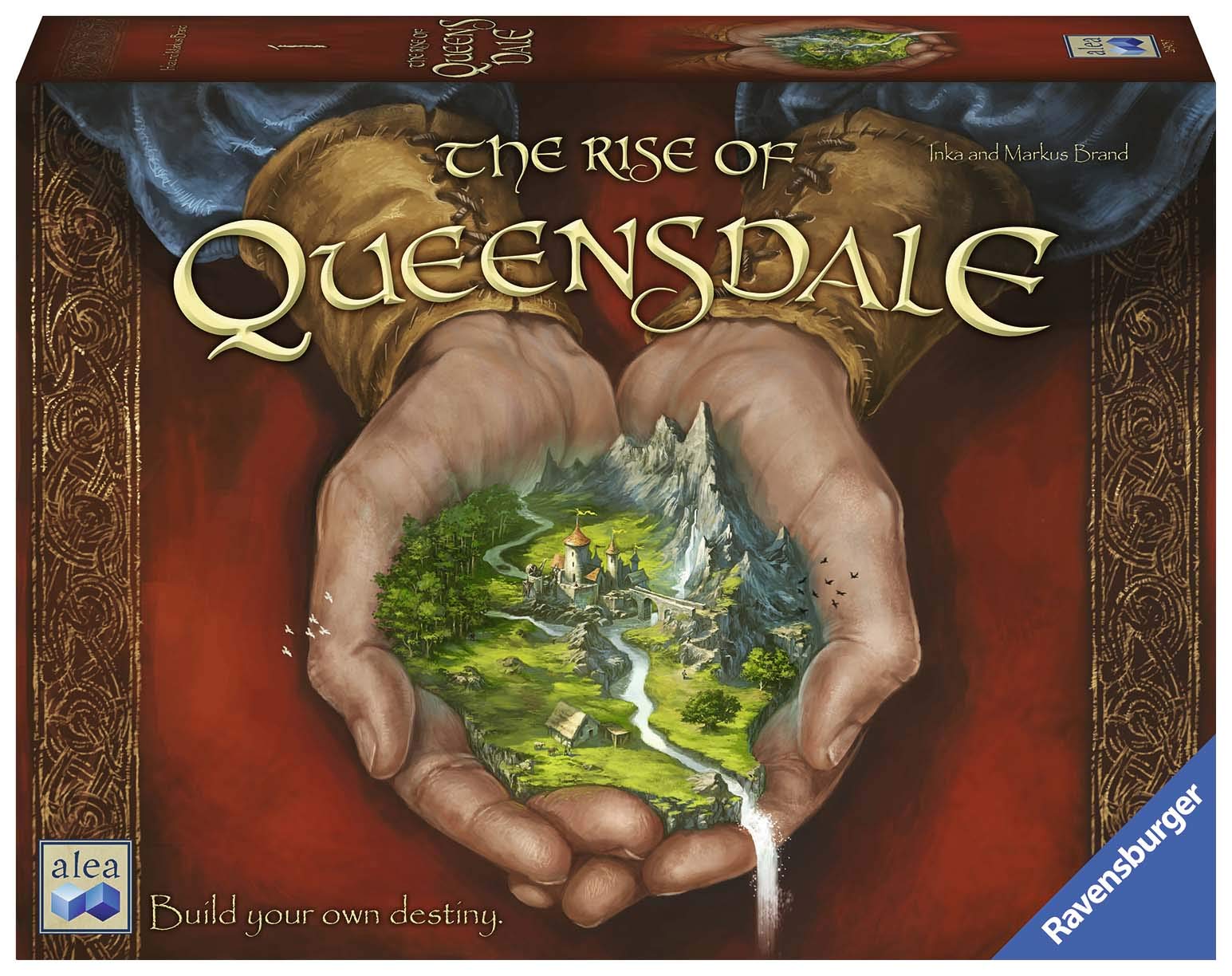 Ravensburger The Rise of Queensdale for Ages 12 & Up - Legacy Strategy Board Game, Brown