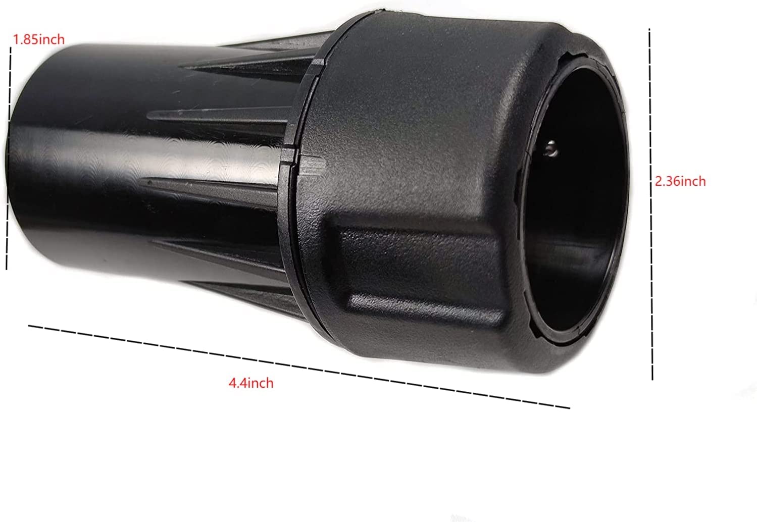 DWV9000 universal Quick Multi-Function Connector Fits DeWalt Dust Extractors,vacuum hose, various DW tools & shrouds. Allows fits easy, durable connection between 1-1/4 In.