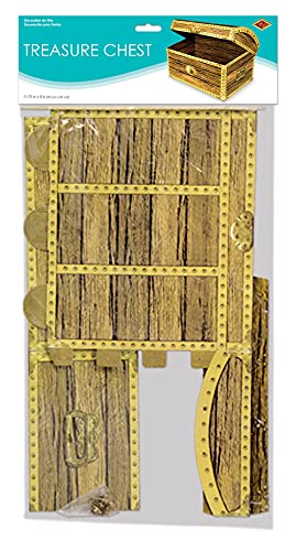 Treasure Chest Box Party Accessory (1 count) (1/Pkg)