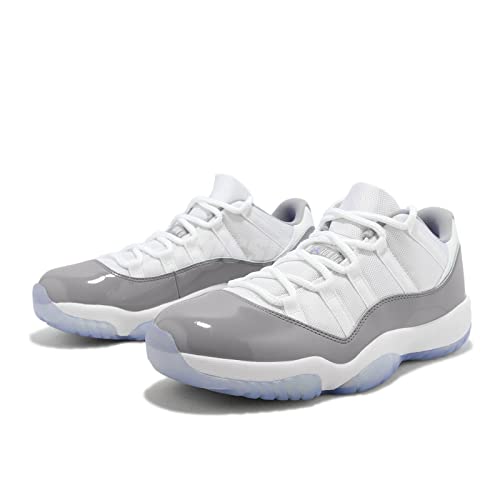 Jordan Mens Air 11 Low AV2187 140 Cement Grey - Size 10.5, White/University Blue/Cement Grey