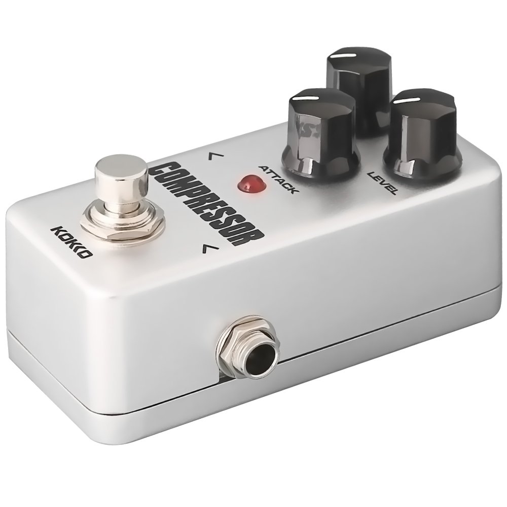 COREYSUN Compressor Guitar Pedal, Mini Effect Processor Fully Analog Circuit Universal for Guitar and Bass, Exclude Power Adapter - KOKKO (COMPRESSOR)(FCP-2)