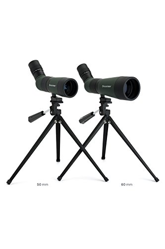 Celestron – LandScout 60mm Angled Spotting Scope – Fully Coated Optics – 12–36x Zoom Eyepiece – Rubber Armored – Tabletop Tripod