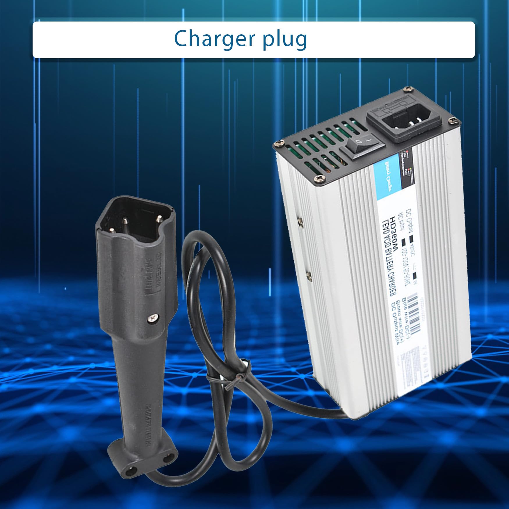 WFLNHB 3 Pin 48V Battery Charge Charger Replacement for Yamaha Golf Cart G29 2007 Up