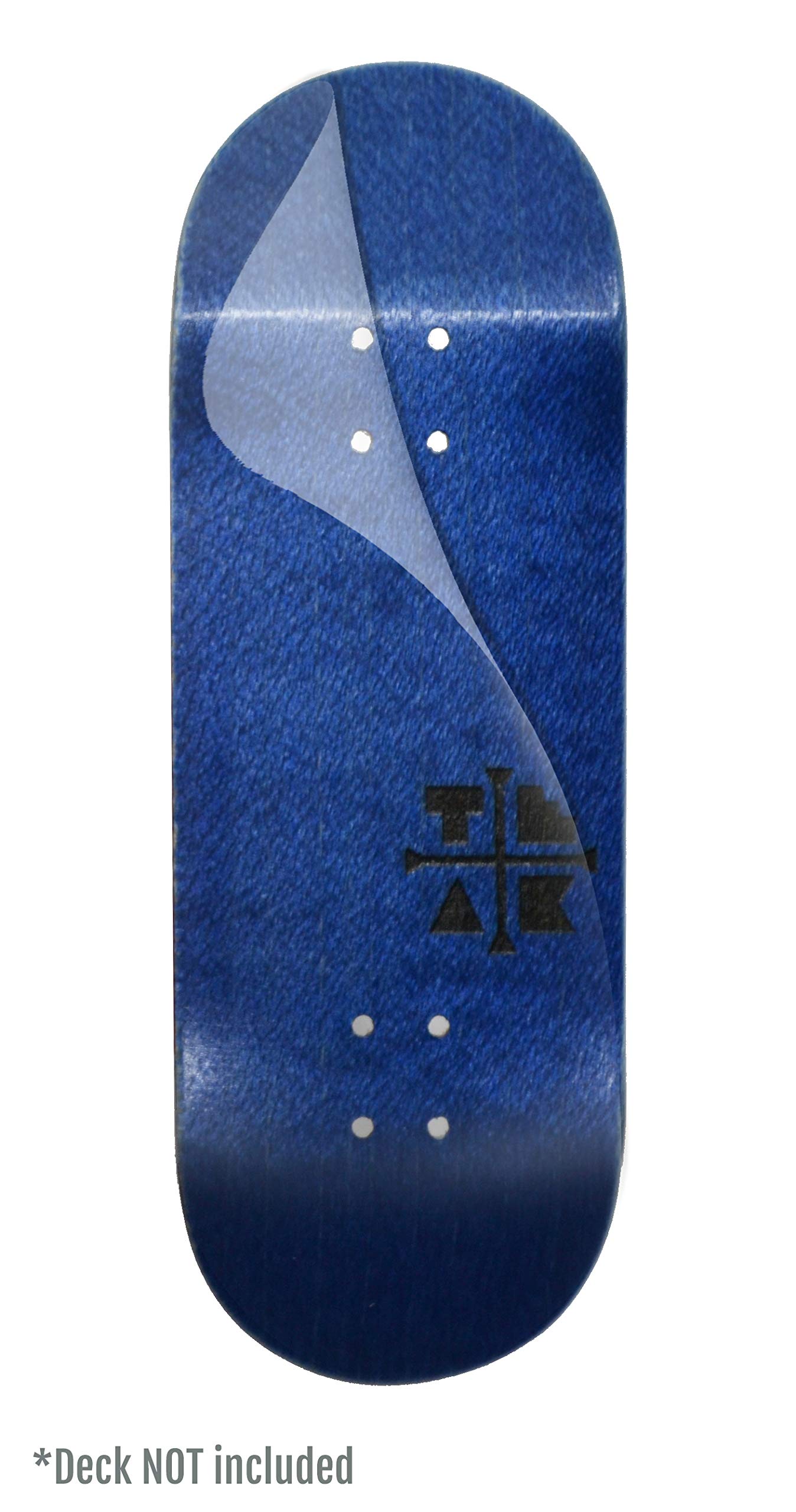 Teak Tuning 3PK Deck Protector - Adhesive, Transparent Vinyl Protective Layer for Fingerboard Decks - Waterproof, Durable, Removable - 35x110mm