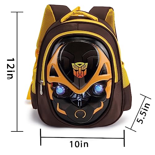 Mivbehao 12 Inch Toddler Backpack - Lightweight, Waterproof, 3D Print Comic Cartoon School Bag for Kids