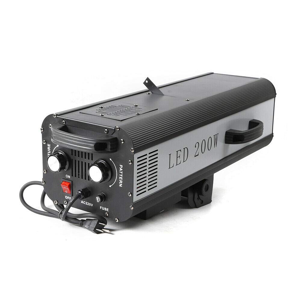 CNCEST Stage Spotlight 200W LED Follow Spotlight with Stand Party DJ Disco Light Beam Spotlight Lamp Manual Control Stage Led Light Follow Spot Beam Light for Party Disco Wedding Birthdays Party Show