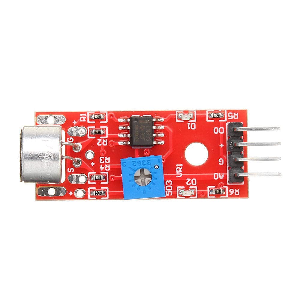 for KY-037 4pin Voice Sound Detection Sensor Module Microphone Transmitter Smart Robot Car for Arduino