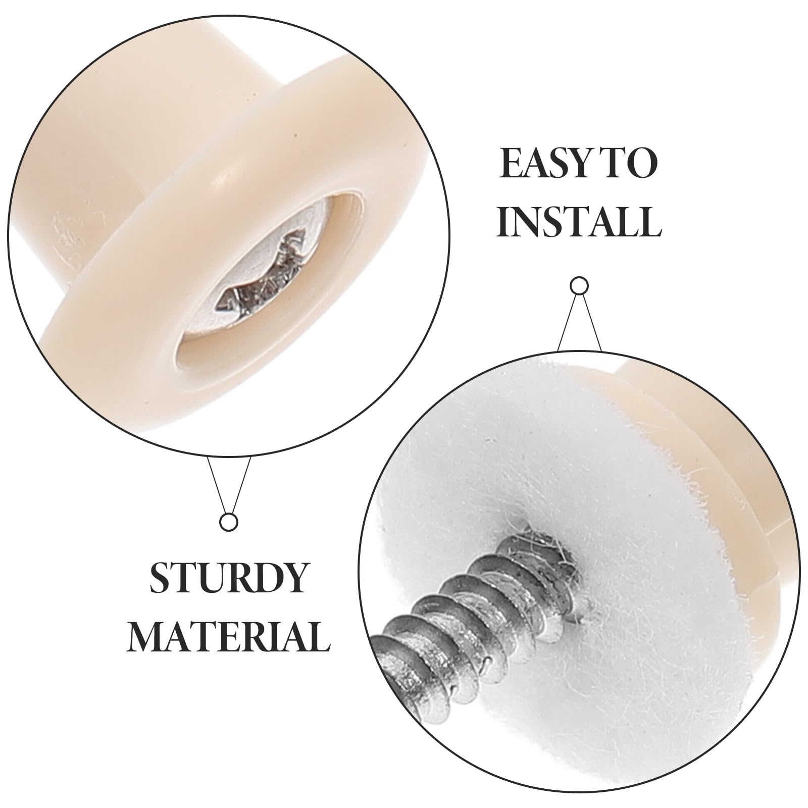 SUPVOX 2pcs Guitar Strap Lock Buttons Mushroom Head Non Slip for Electric Acoustic Guitar Bass Parts Accessories ()