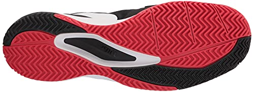 Wilson Men's Rush PRO 3.0 PB Pickleball Shoe, Black/White/Infrared, 10
