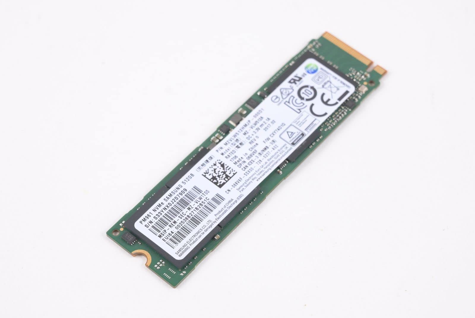 Ebid-Dealz Replacement for 512GB M.2 PCIe NVMe SSD Solid State Samsung MZ-VLW512A MJP-000D1 DP/N 068V6F Internal SSD