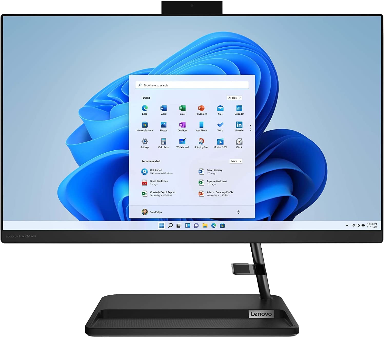 Lenovo Newest IdeaCentre 3i 22" FHD Touch Screen All-in-One Computer - Intel Core i3-1115G4 Intel UHD Graphics - 16GB RAM DDR4 512GB M.2 SSD - WiFi - DVD RW - Black - Windows 10 Pro - 32GB USB