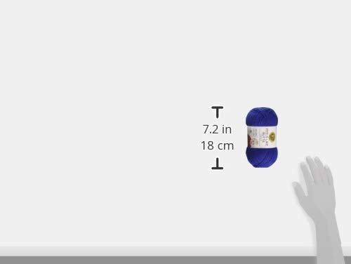 Lion Brand Yarn Feels Like Butta Soft Yarn for Crocheting and Knitting, Velvety, 1-Pack, Royal Blue