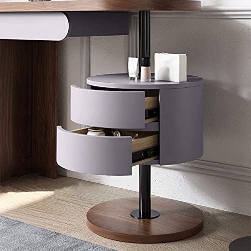 LEONYS Vanity Desk Sets with Mirror and Bench Dressing Table with Cushion Stool for Bedroom, Small Makeup Vanity Set with 2 Organizer Drawers