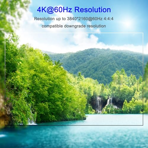 Dual Monitor KVM Switch HDMI+Displayport 4K@60Hz,2K@120Hz MLEEDA HDMI DP Extended Display Switcher for 2 Computers Share 2 Monitors and 4 USB 2.0 Ports,Wired Remote and 4 Cables Included