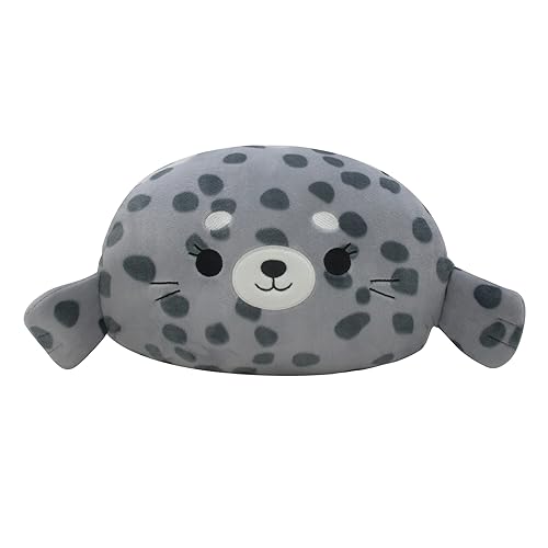 Squishmallows Original Stackables 12-Inch Grey Spotted Seal with White Belly - Medium-Sized Ultrasoft Official Jazwares Plush