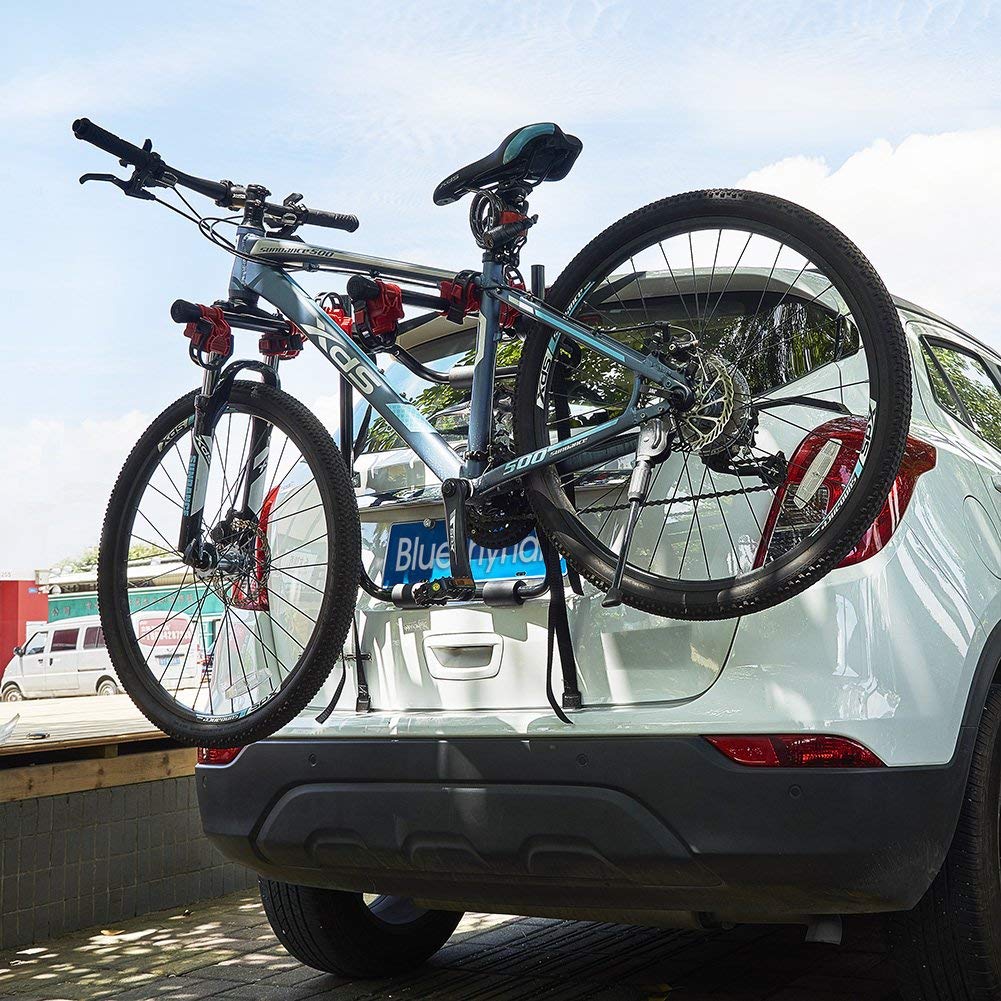 Blueshyhall 2 Bike Carrier Trunk Mount Bike Rack for SUV HATCHBACK CAR