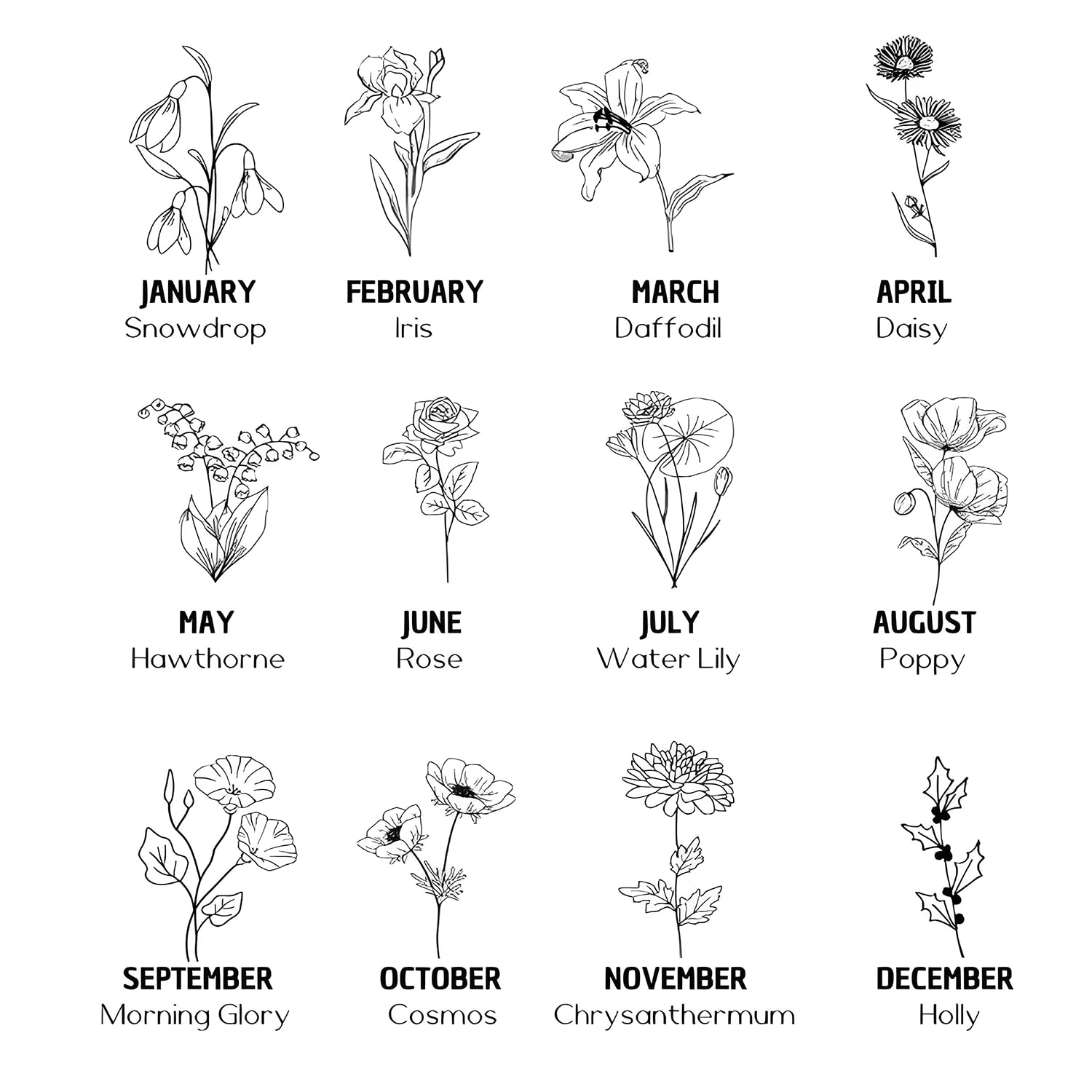 Custom Birth Month Birth Flower Accent Mug, Personalized Plant Mom Mug, Mother's Day Gift, Mother's Day Mug From Kids Son Daughter Mom's Garden