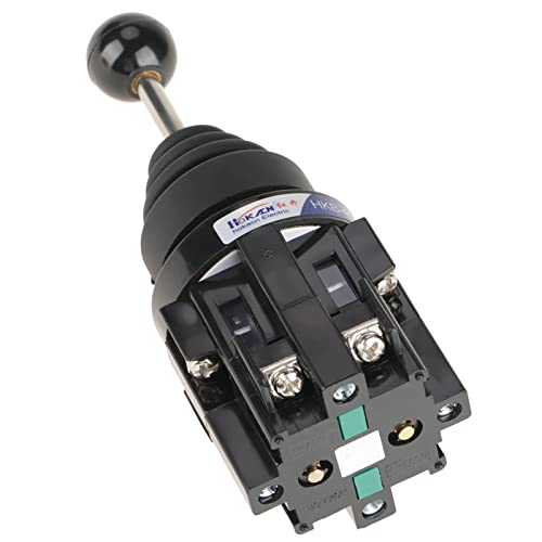 FECAMOS 4NO Joystick Switc, Joystick Switch Wide Applications Strong Functionality Water and Oil Resistance Easy to Use for Magnetic Starter