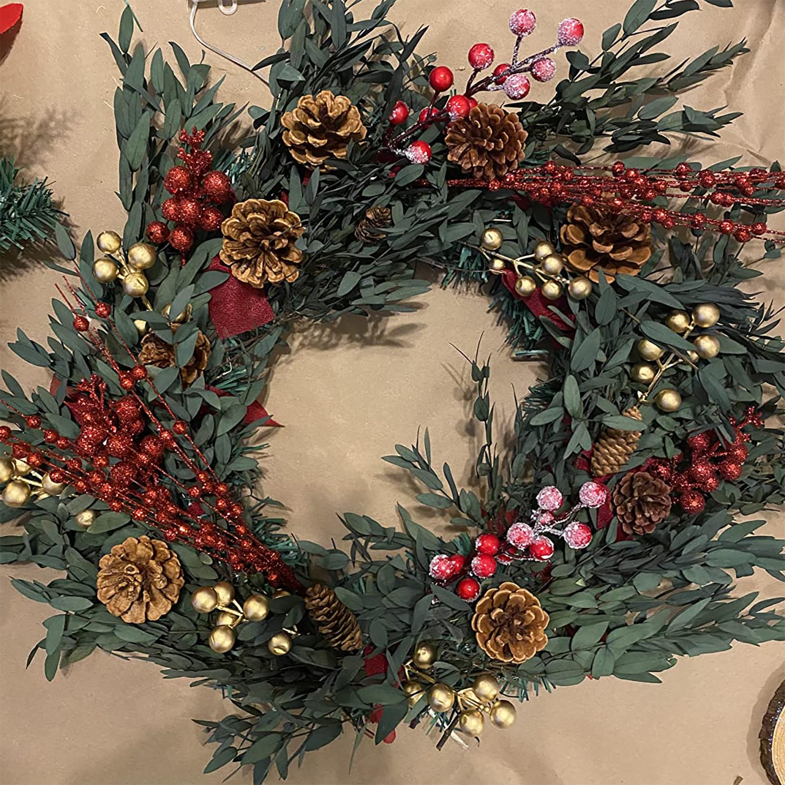 Wire Wreath Frame, ZEONHAK 20 Pack 10 Inches Round Metal Wreath Frame, Wire Wreath Rings for Wedding, Holidays, Home Party Garden Decorations, Valentines, Dark Green