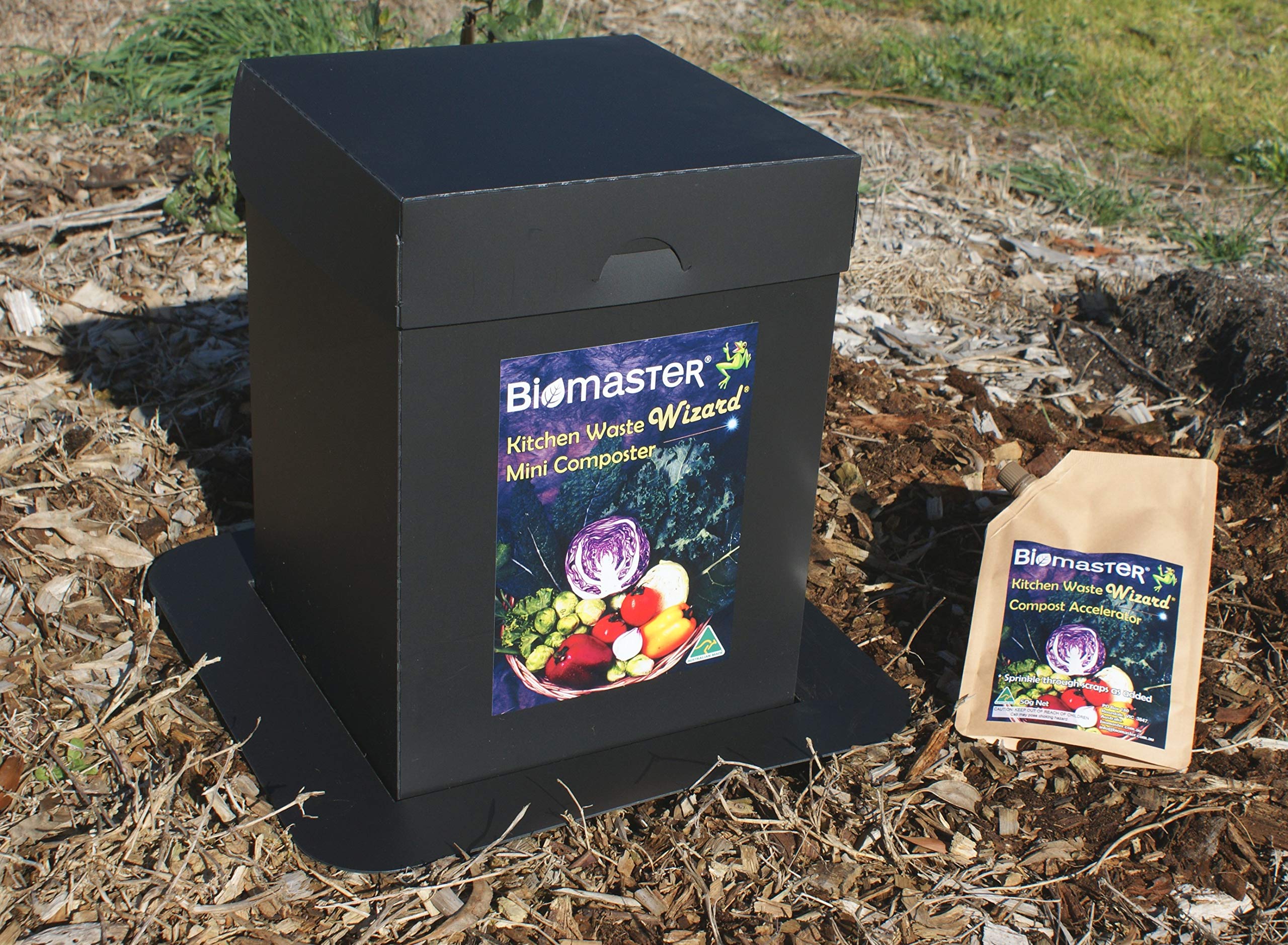 Kitchen Waste Wizard Mini Composter (100% Recycled Material, 10β Width x 18β Height)