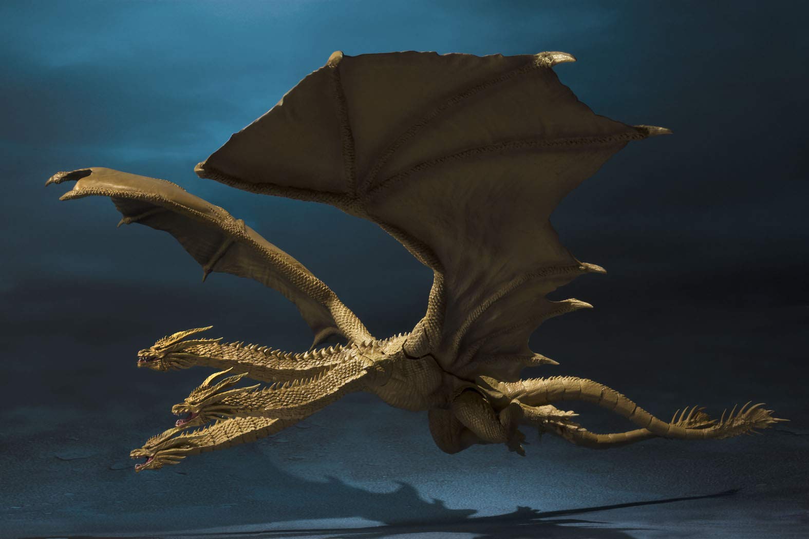 TAMASHII NATIONS Bandai S.H. MonsterArts King Ghidorah 2019 "Godzilla: King of The Monsters Action Figure