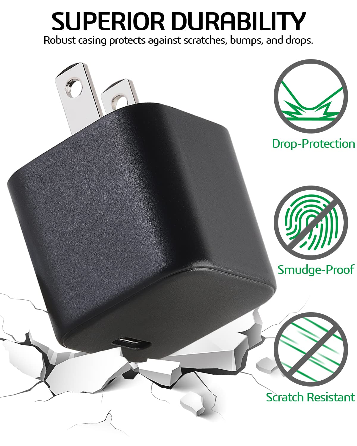 EGK 15W Foldable Wireless Charging Dock Only Compatible with Fire HD 8 Plus (2022 & 2020 Releases) and Fire HD 10 Plus (11th Gen) (White)