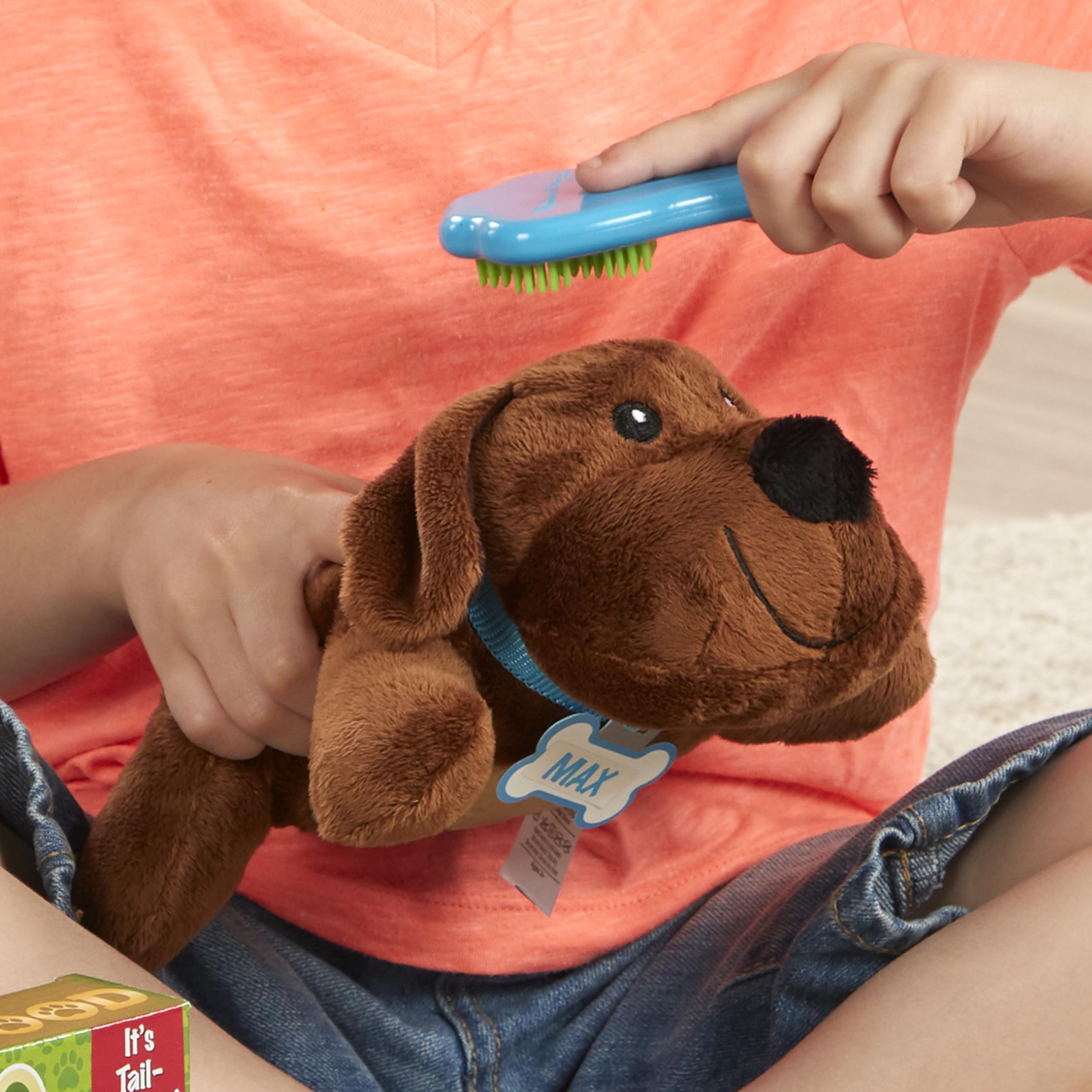 Melissa & Doug Feeding and Grooming Pet Care Play Set - Pretend Play Vet Toy Veterinarian Kit For Kids