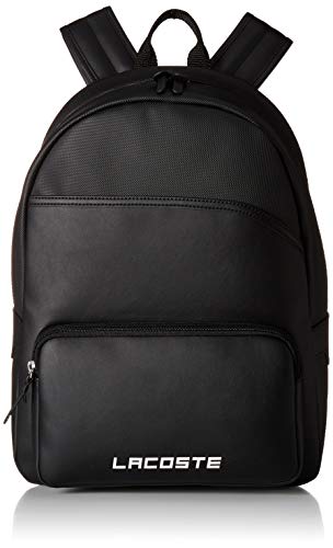 Lacoste Men's ULTIMUM Backpack, Black, ONE