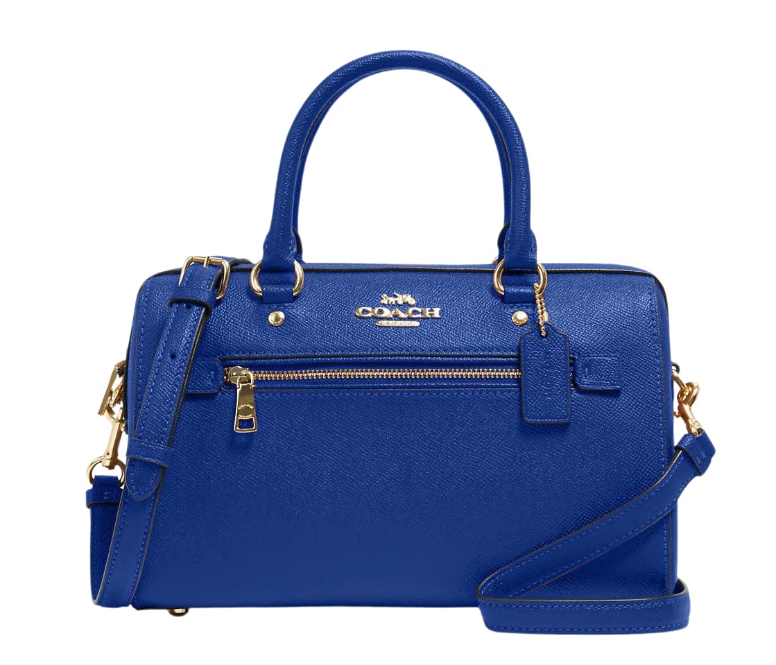 Coach Rowan Satchel In Signature Canvas (IM/Sport Blue)