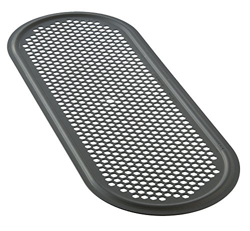 LloydPans Kitchenware 7 Inch by 18 Inch Perforated Flatbread Pan Made in the USA