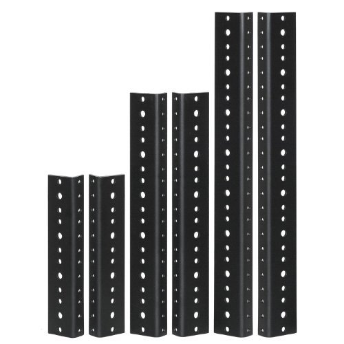 Reliable Hardware Company RH-20-SRR-A Rack Rail, Black