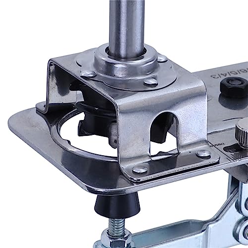 Concealed Hinge Jig with Clamp Drilling Guide Hole Locator Kits Hinge Punching Tool for Cabinet Door Hinges Inset Stainless Steel Opening Locator