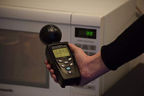 EMF Meter HF-B3G Triple Axis HF RF Analyzer and Detector Calibrated Measuring Emissions from Cell Phones, Smart Meters, Cell Towers, Microwave, Bluetooth - for EMF Home Inspections Free Support