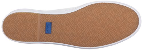 Keds Women's Triple Kick Leather Fashion Sneaker,White,7 M US