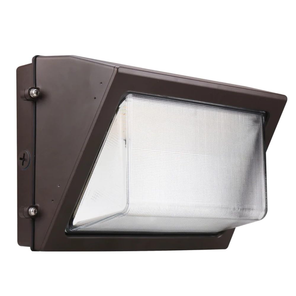 GREENLIGHTDEPOT LED Wall Pack Light - Photocell Included - SWP5 - Forward Throw - DLC 5.1 Listed (Cool White (5000K), Cool White (5000K)_120W)