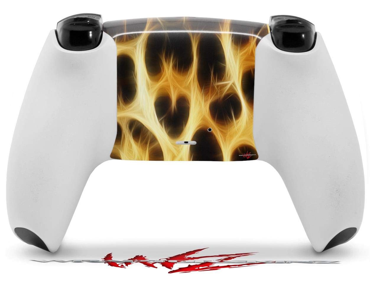 WraptorSkinz Skin Wrap compatible with Sony PS5 DualSense Controller Fractal Fur Leopard (CONTROLLER NOT INCLUDED)