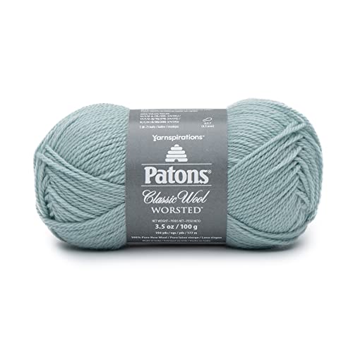 Patons Classic Wool Seafoam Yarn - 5 Pack of 3.5oz/100g - Wool - 4 Medium - 210 Yards - Knitting, Crocheting & Crafts