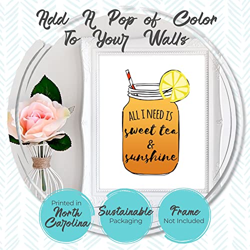 Moonlight Makers Funny Wall Decor With Sayings, Always Be Yourself Unless You Can Be A Ninja, Funny Wall Art, Room Decor for Bedroom, Bathroom, Kitchen, Office, Apartment, and Dorms (8"x10")