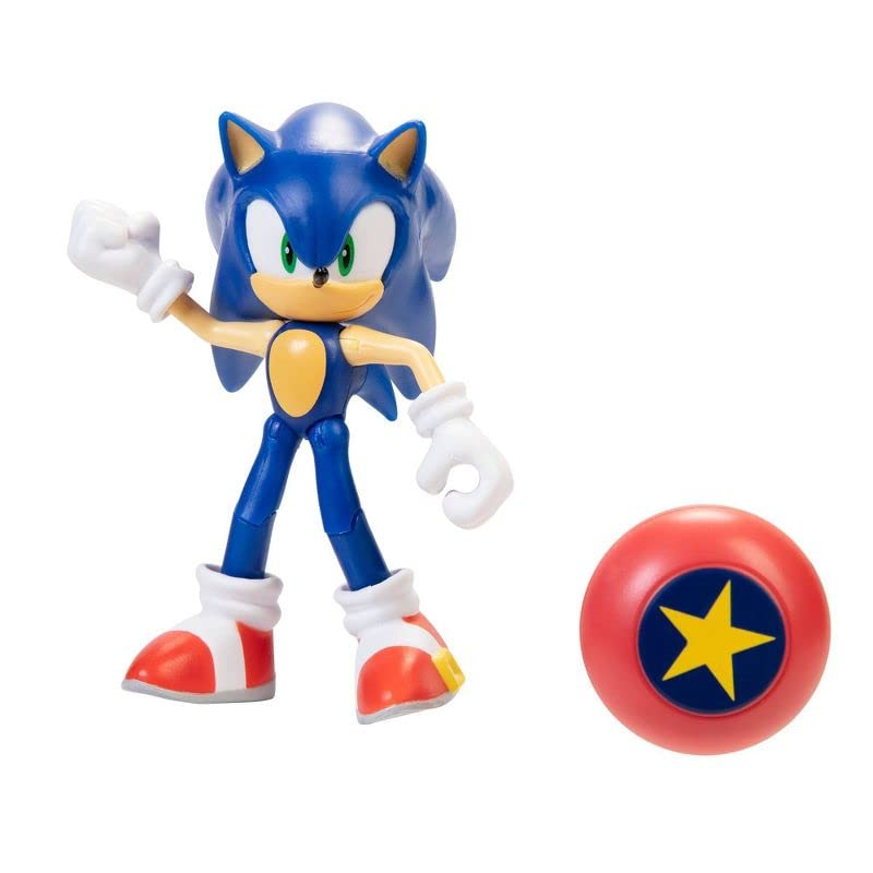 Card Game Sonic The Hedgehog with Star Spring 2 Inch Figurine