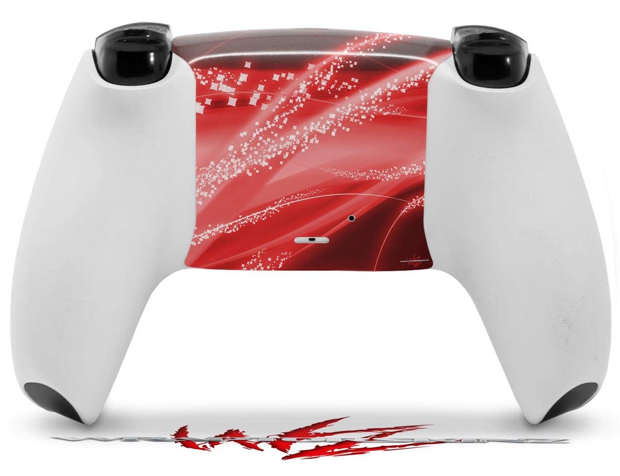 WraptorSkinz Skin Wrap compatible with Sony PS5 DualSense Controller Mystic Vortex Red (CONTROLLER NOT INCLUDED)