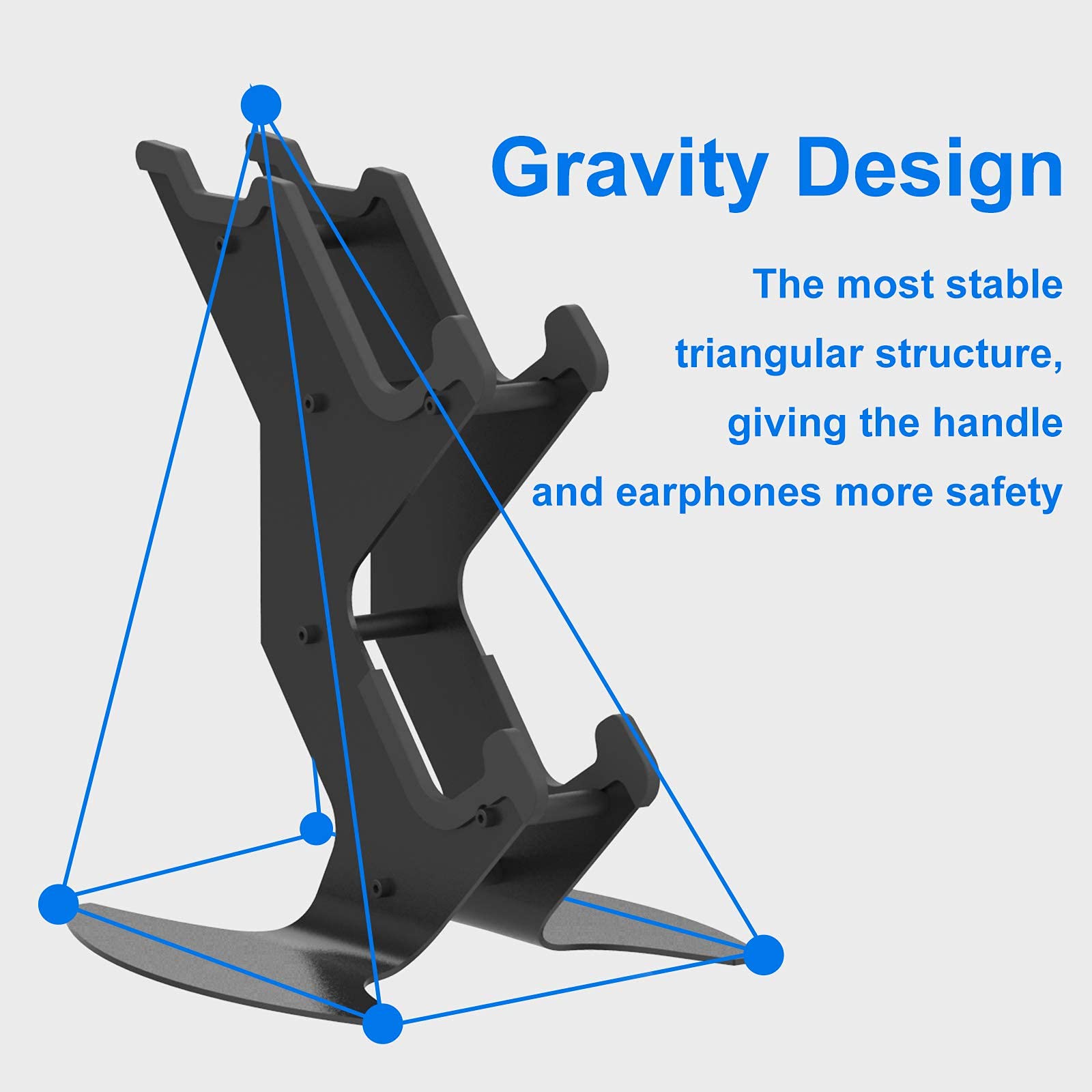 Controller Holder, Game Controller Rack Headset Stand for Xbox Series X S/Xbox one / PS5 / PS4 / NS/PC/Headset, Aluminum Metal Headset Mount Universal Organizer for Video Game Accessories