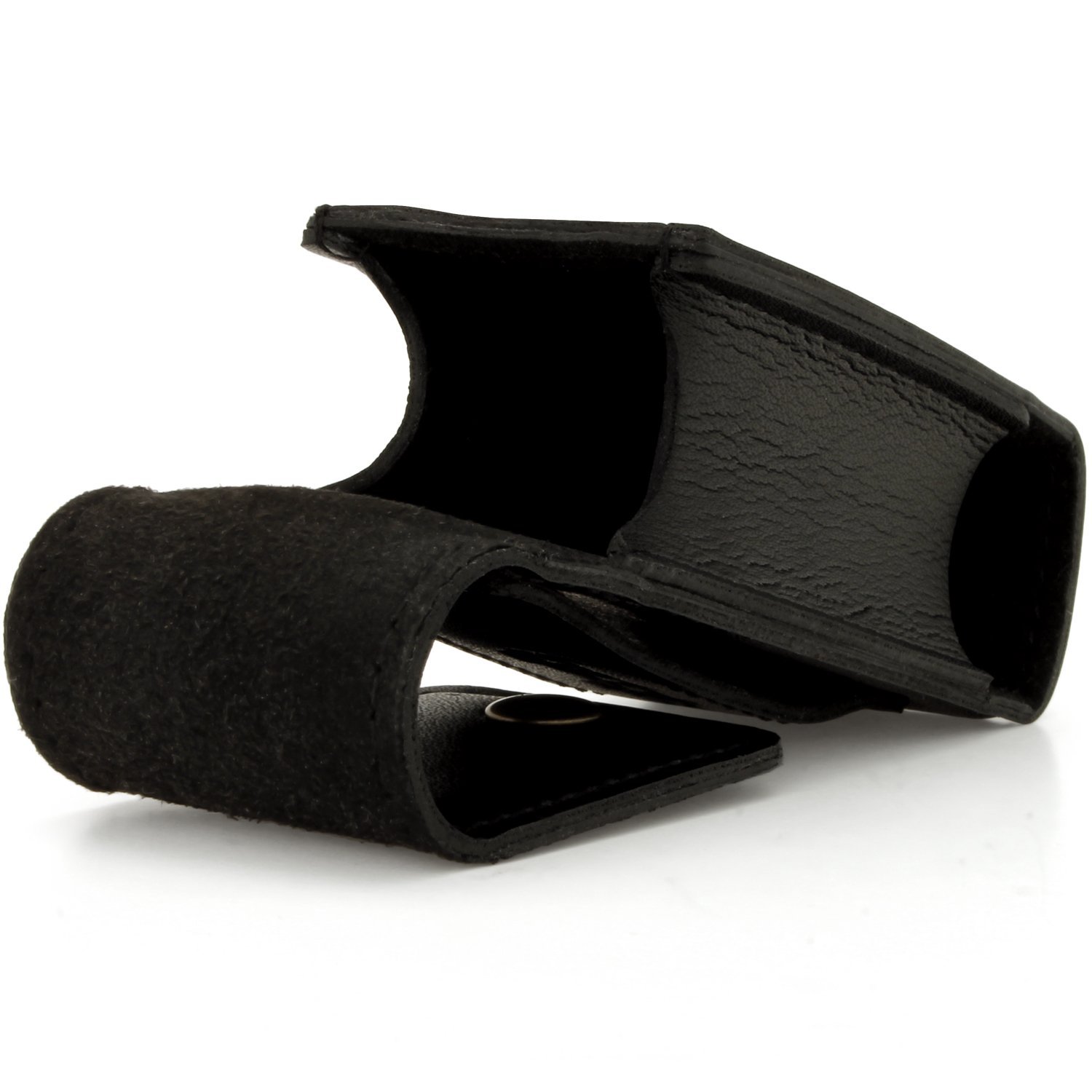igadgitz Black Genuine Leather Pouch Case Cover for Swiss Army Knives (Compatible with Victorinox)